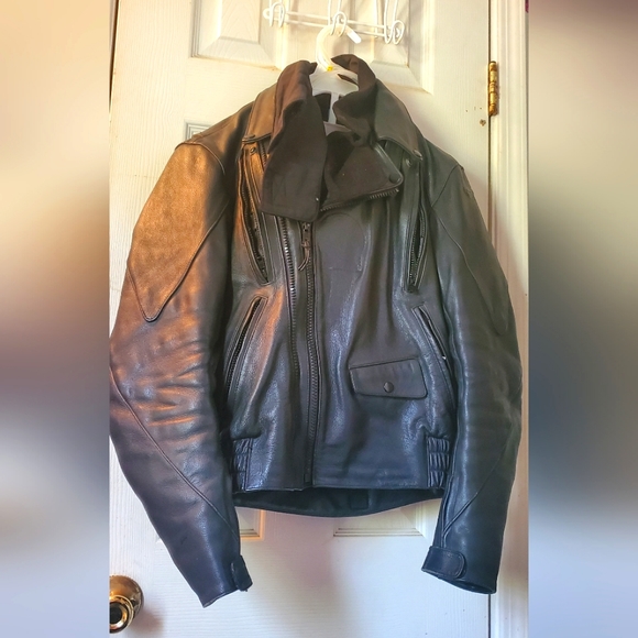 Teknic | Jackets & Coats | Vintage Genuine Leather Teknic Motorcycle ...